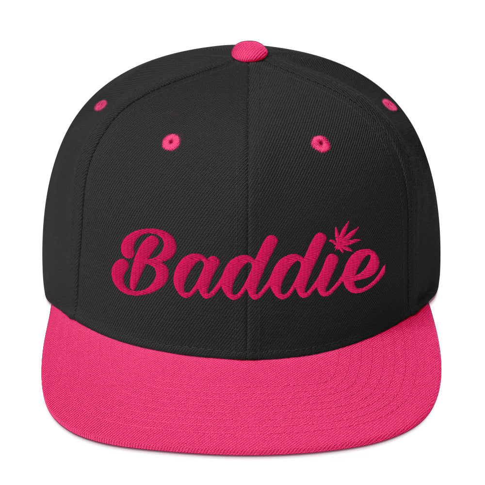Certified Baddie Club Blazed Baddie (Pink Print) Snapback Hat